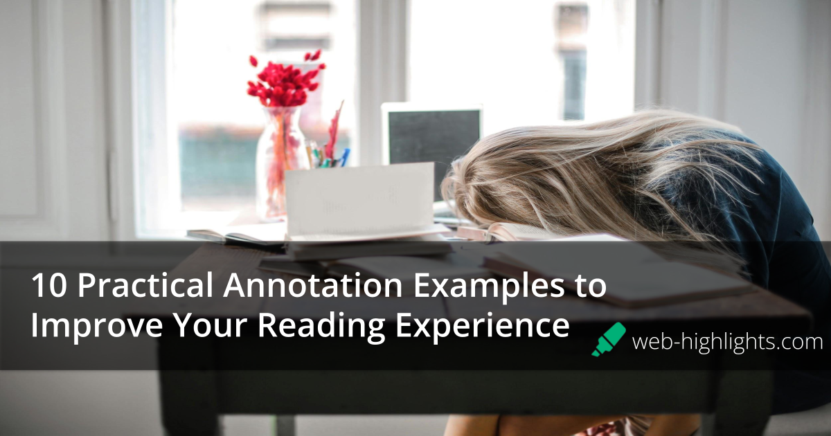 10 Practical Annotation Examples to Improve Your Reading Experience