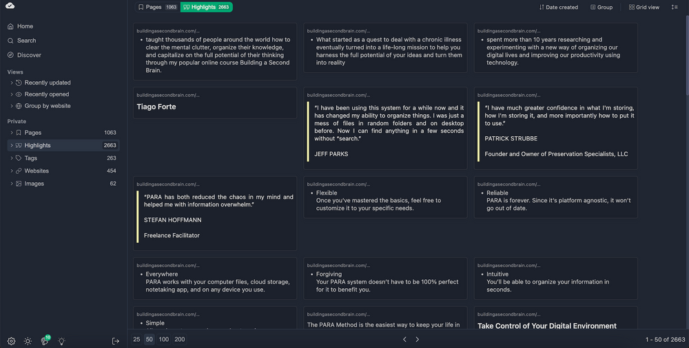 Guide to Using Web Highlights for Online Text & Notes