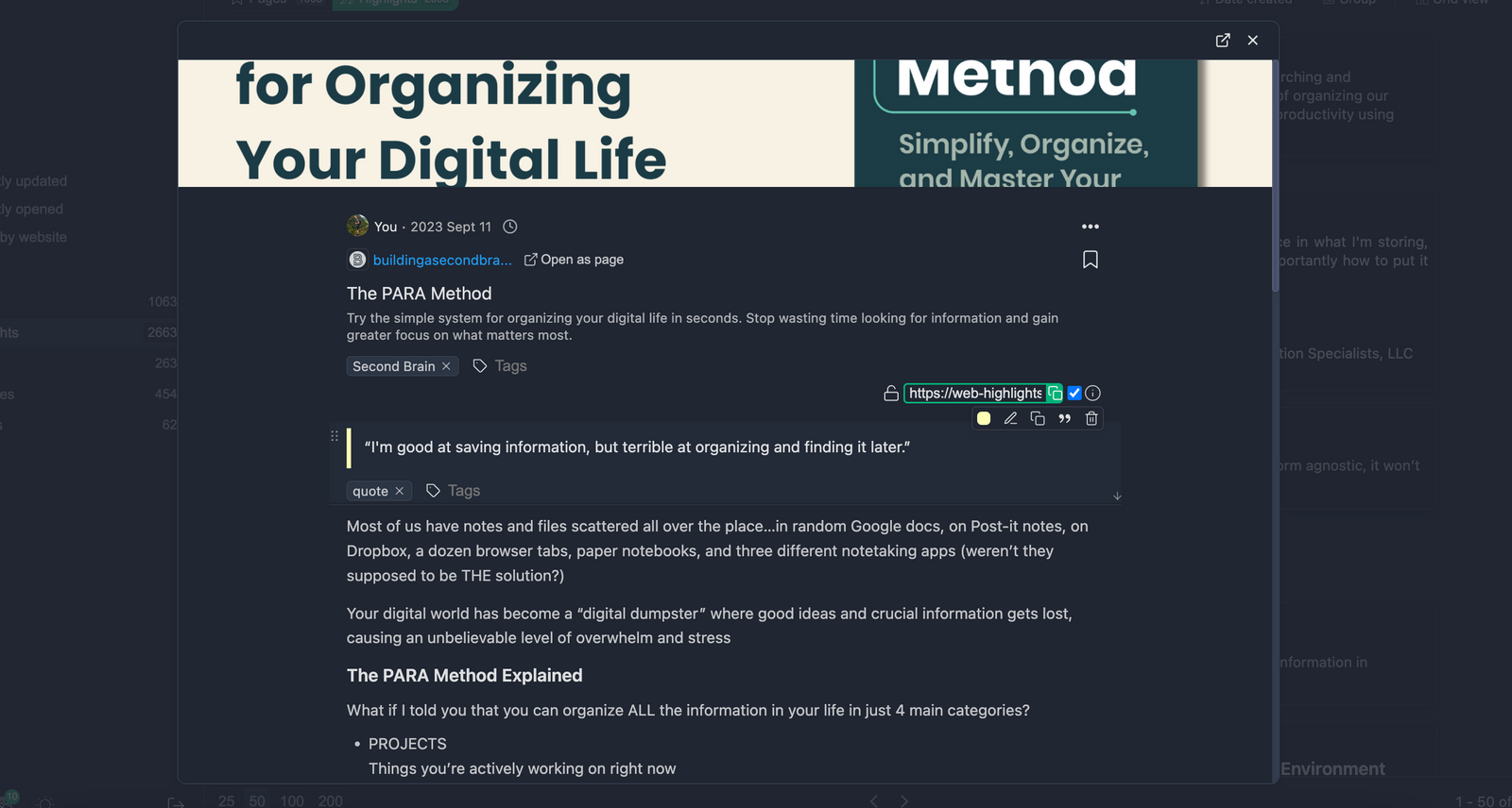 Guide to Using Web Highlights for Online Text & Notes