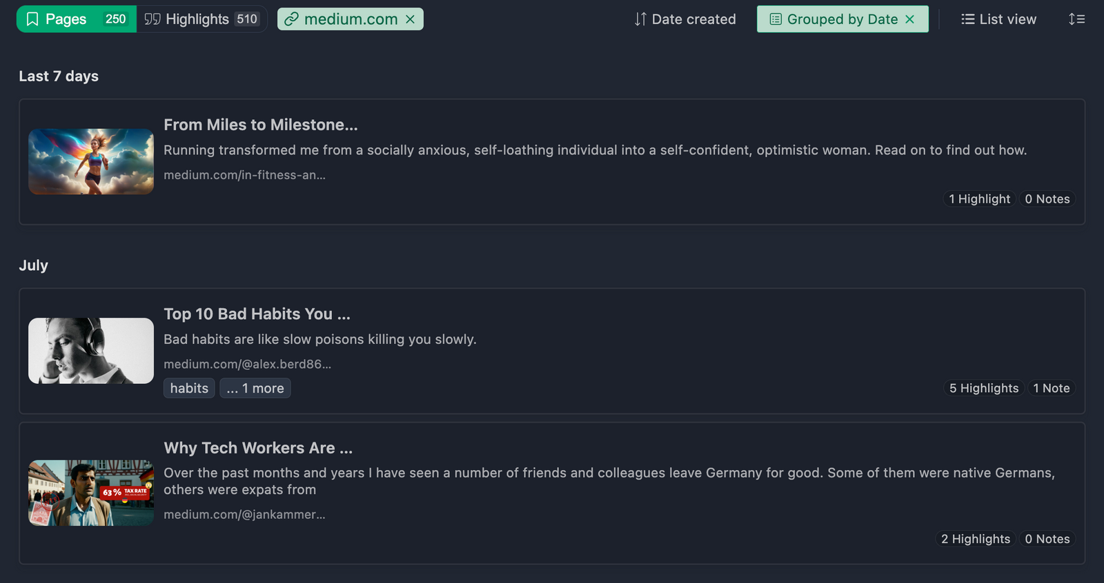 Guide to Using Web Highlights for Online Text & Notes