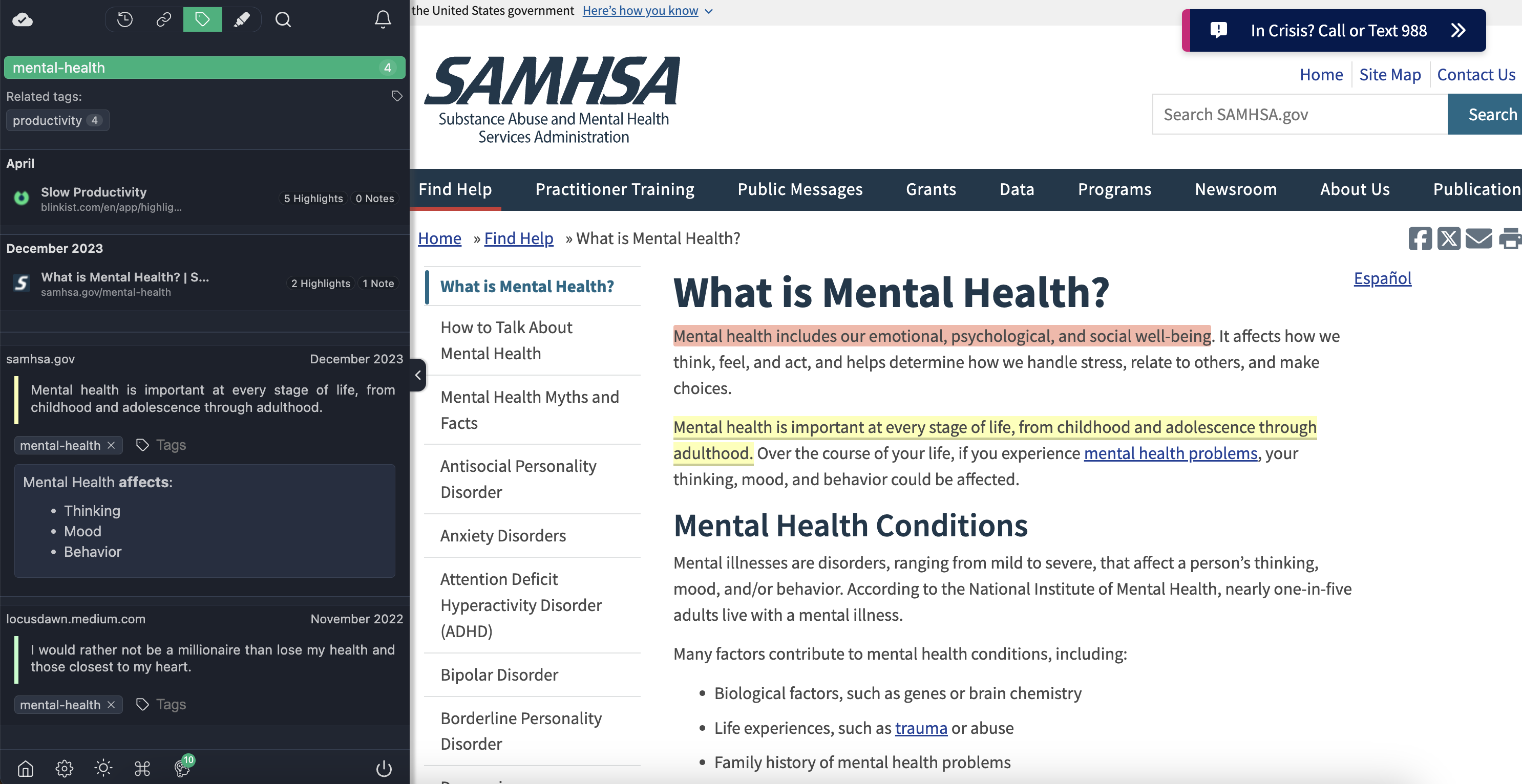 Guide to Using Web Highlights for Online Text & Notes